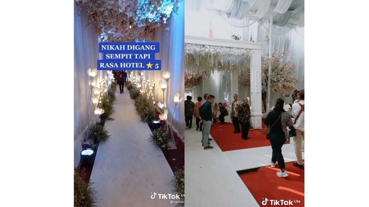 Inspiratif! Gang Sempit Ini Disulap jadi Latar Nikah dengan Dekor Mewah » JOGLOSEMAR NEWS